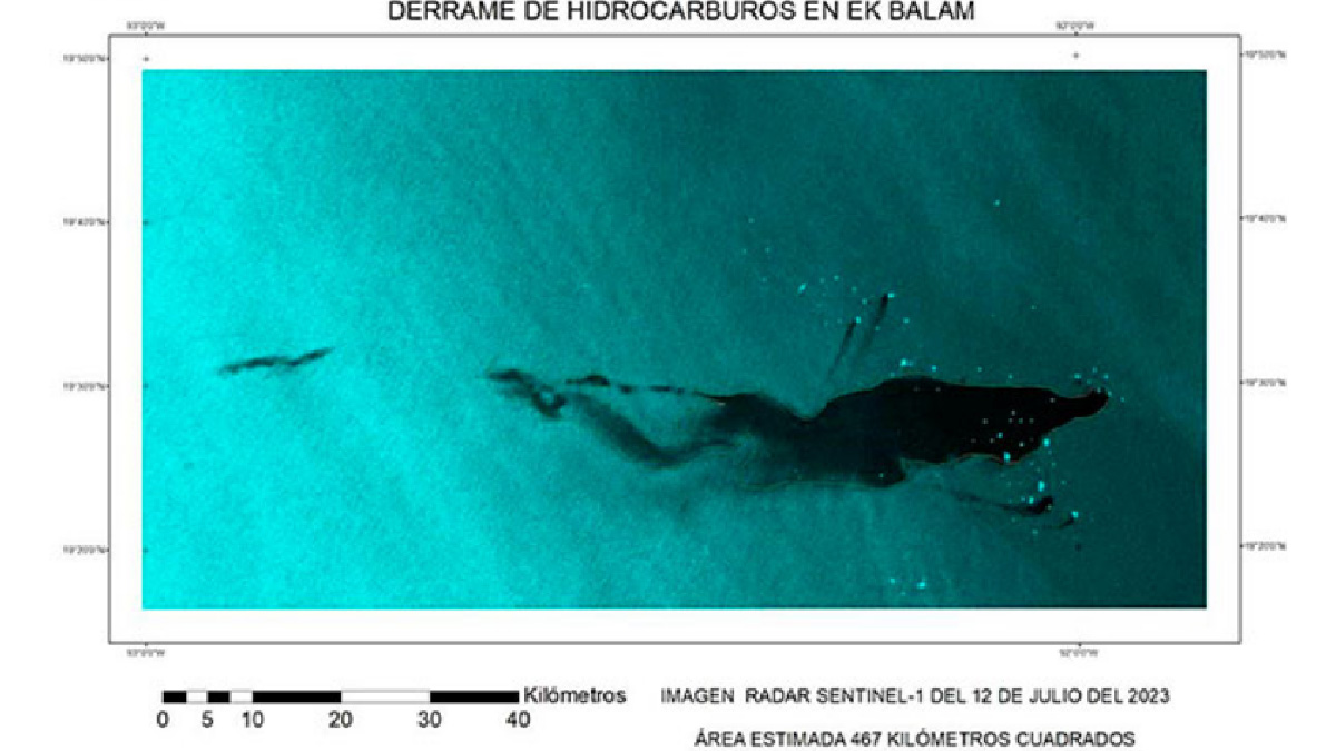 Derrame de crudo en Sonda de Campeche se extiende 467 kilómetros- UnoTV