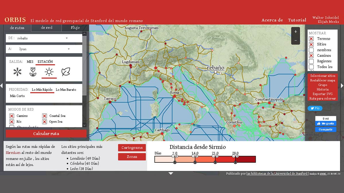 Investigadores crean el "Google Maps" del antiguo imperio romano - UnoTV