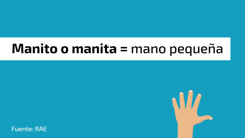 "Manito", "mano" y "manita": ¿que significan y es correcto usar esta expresión?, esto dice la ...