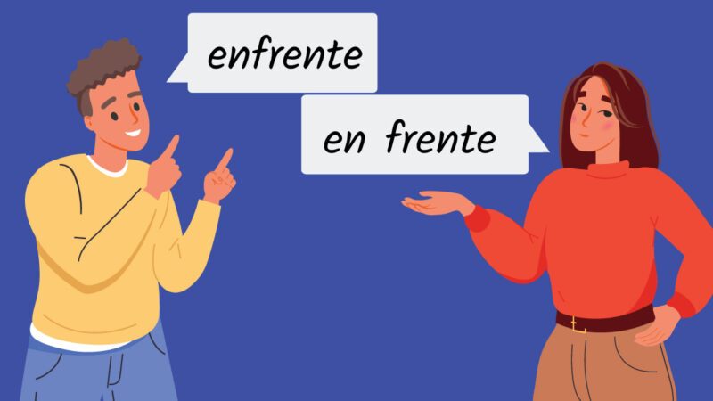 ¿Se escribe “enfrente de ti” o “en frente de ti”? - UnoTV