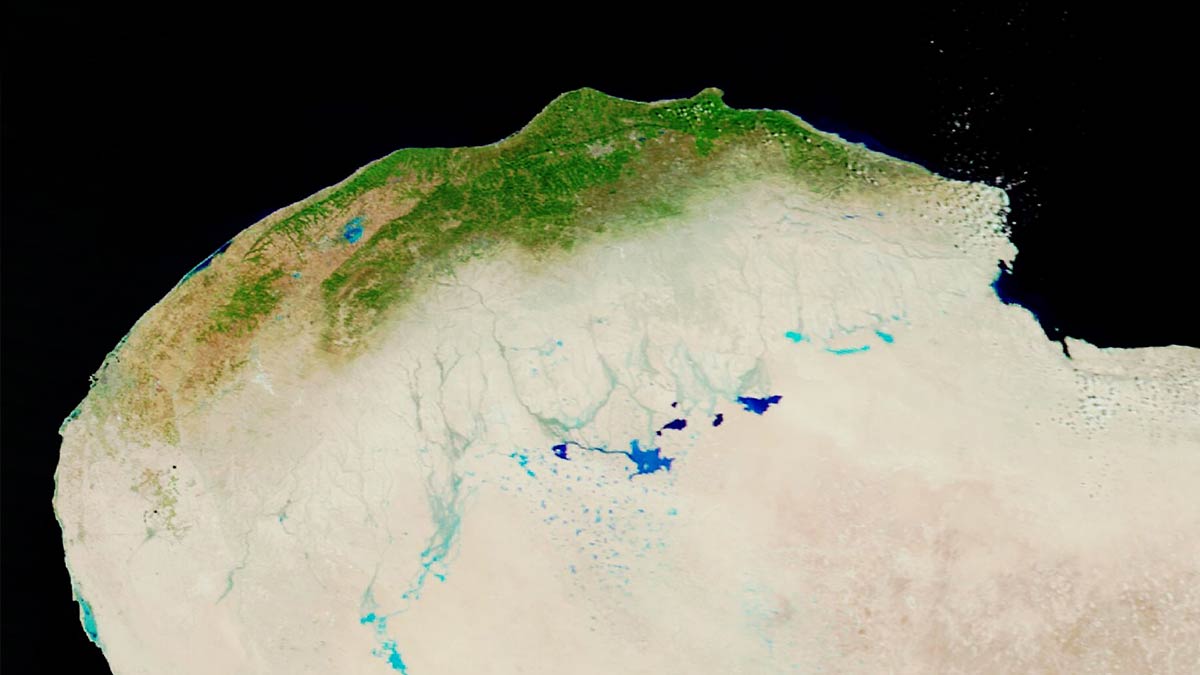 Imágenes de satélite revelan cómo se ve la mortal devastación en Libia ...