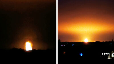 Video muestra fuerte explosión por rayo que cae en tanque de gas en ...