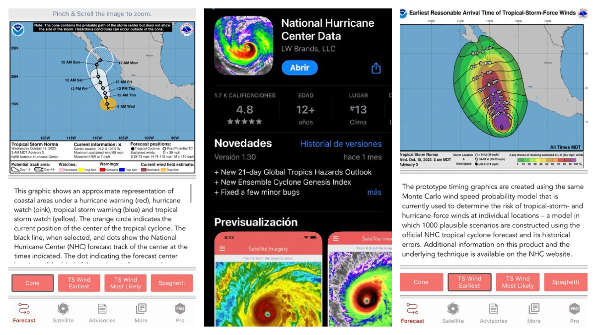 Huracán Norma: sigue su trayectoria hacia México desde tu celular