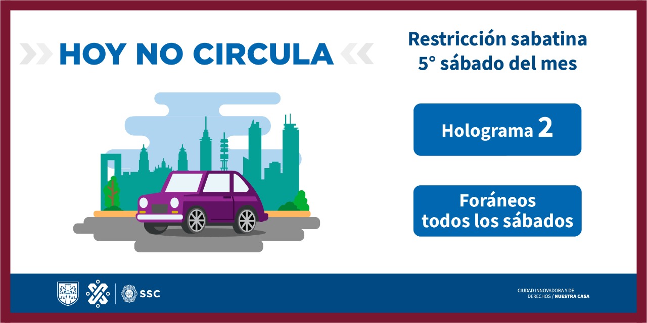 Hoy No Circula en CDMX y Edomex del sábado 29 de junio; ¿qué autos no circulan? - UnoTV