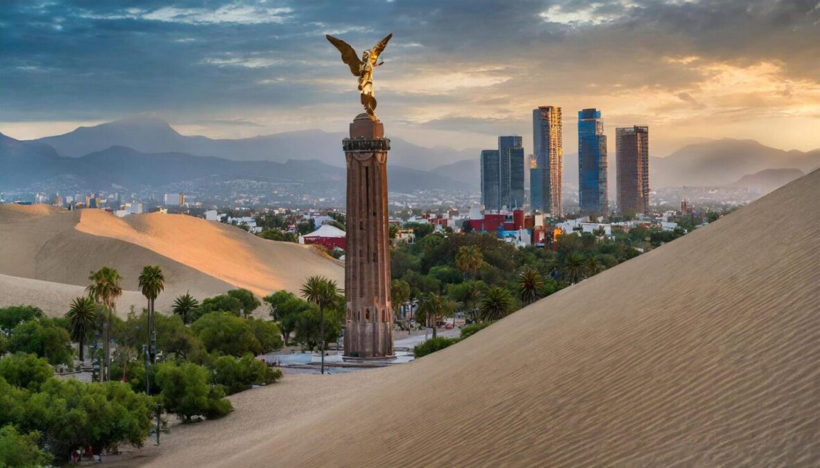 Así se vería la CDMX si fuera parte de "Dune: Parte 2", según IA