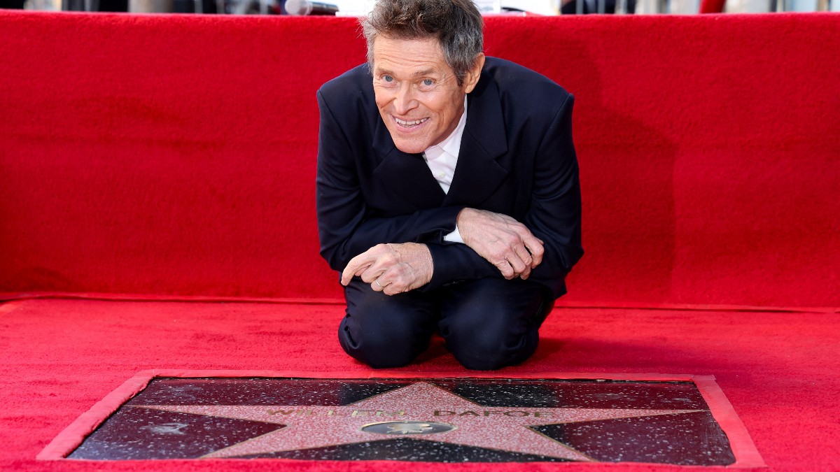 Willem Dafoe recibió su estrella de Hollywood