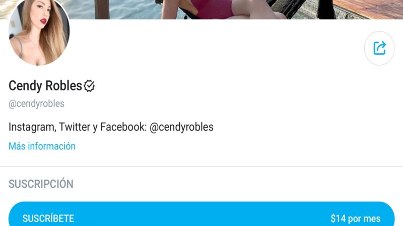 Cendy Robles de OnlyFans quiere ser senadora; ve historia - UnoTV