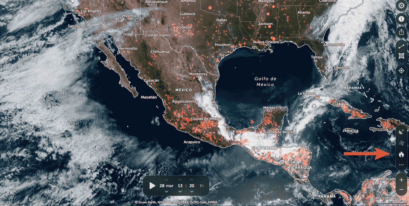 Incendios forestales en México desde el espacio: fotos satelitales
