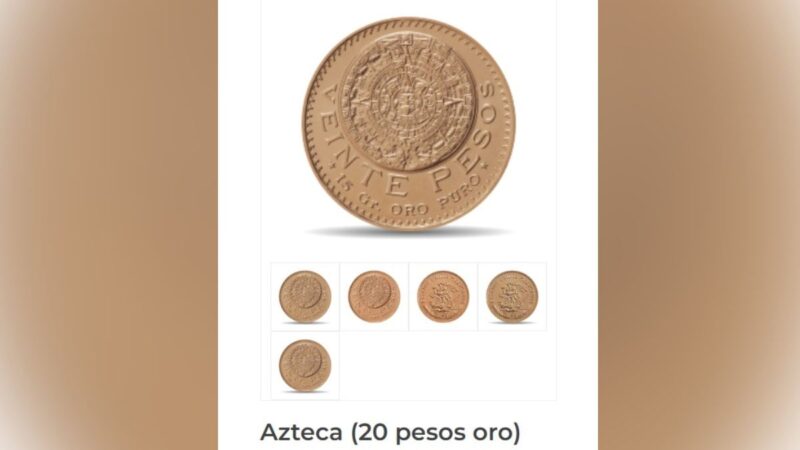Moneda Azteca 20 pesos oro por la que puedes ganar hasta 14 mil - UnoTV