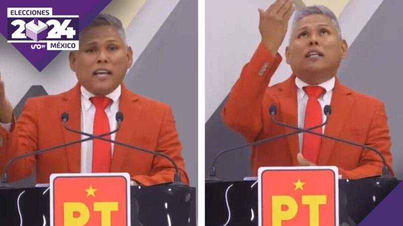 Candidato del PT le canta a las madres durante debate en Apodaca - UnoTV