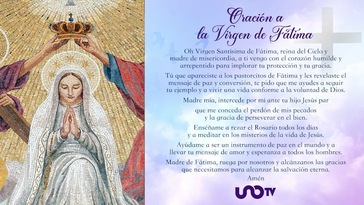 Virgen de Fátima: Quién es y cuál es su oración - UnoTV