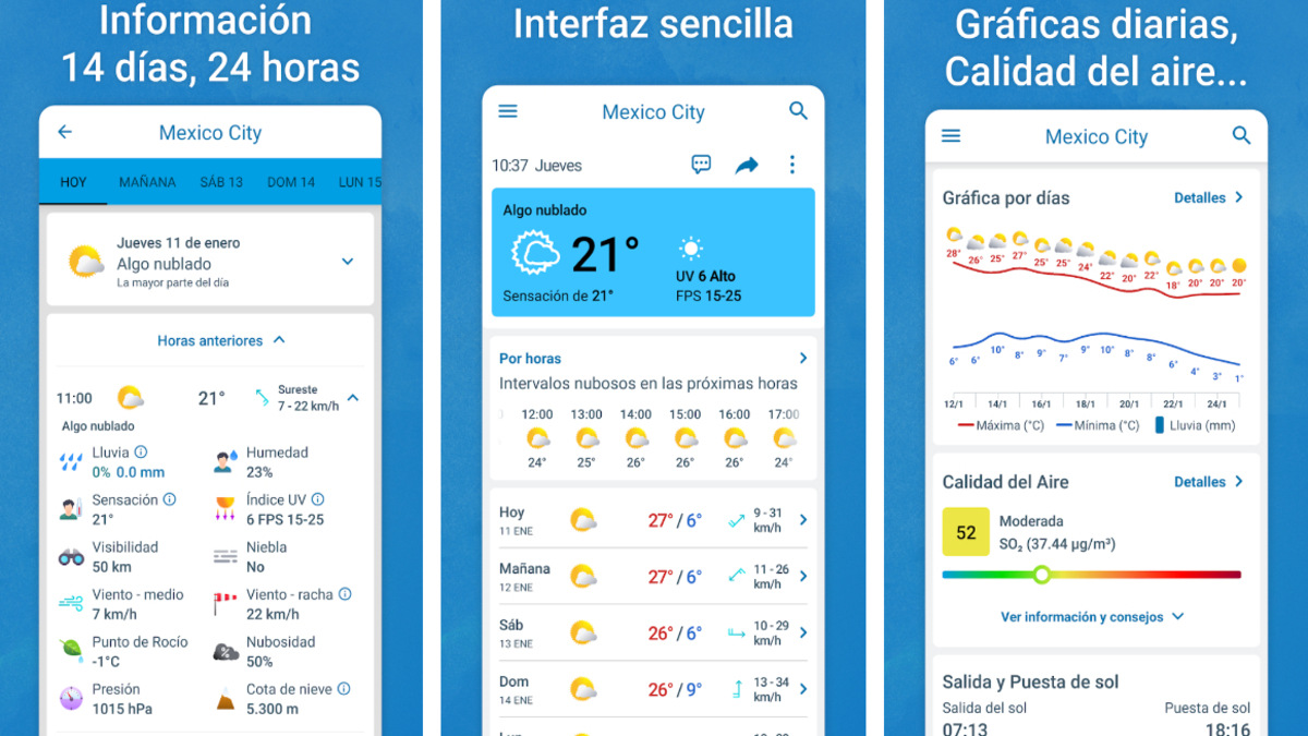 5 apps para saber cuándo va a llover y cómo estará el clima - UnoTV
