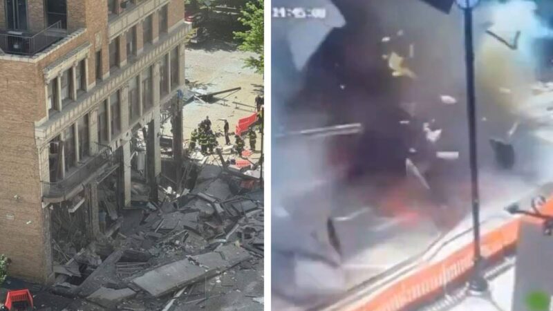 Captan momento de la explosión en Chase Bank en Ohio; deja heridos y ...