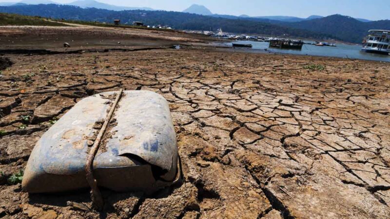 Sequía extrema en México: fotos de la NASA revelan antes y después - UnoTV