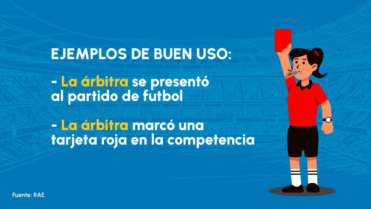 La arbitra o la arbitro: ¿cómo se dice correctamente? - UnoTV