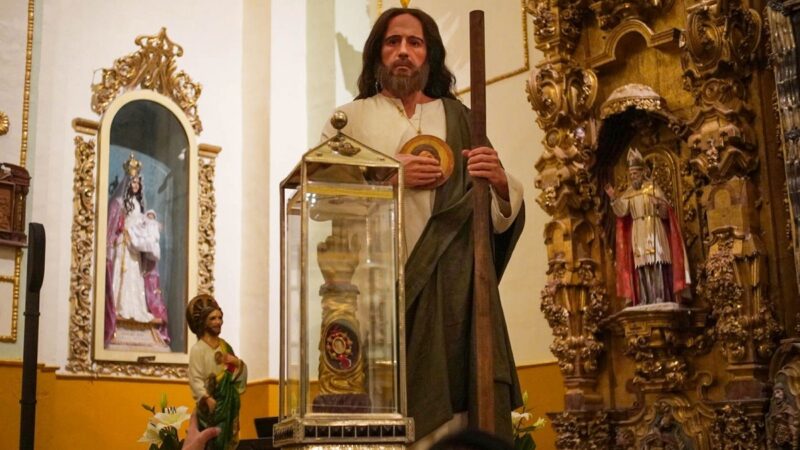Reliquia de San Judas Tadeo llega a Puebla - UnoTV