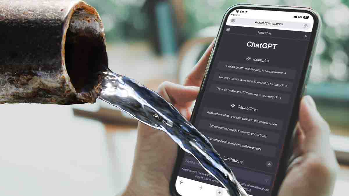 ¿Cuántos litros de agua gasta ChatGPT para resolver cada pregunta? - UnoTV