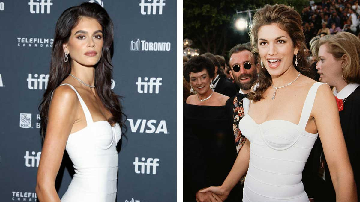 Kaia Gerber hija de la modelo Cindy Crawford recrea el look que su mamá ... Kaia Gerber hija de la modelo Cindy Crawford recrea el look que su mamá ...