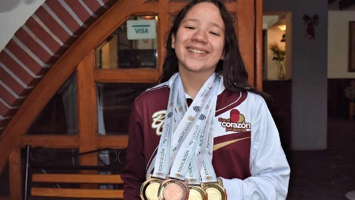 ¡Orgullo bajacaliforniano! Niña de 10 años gana 5 medallas en paranacionales - UnoTV