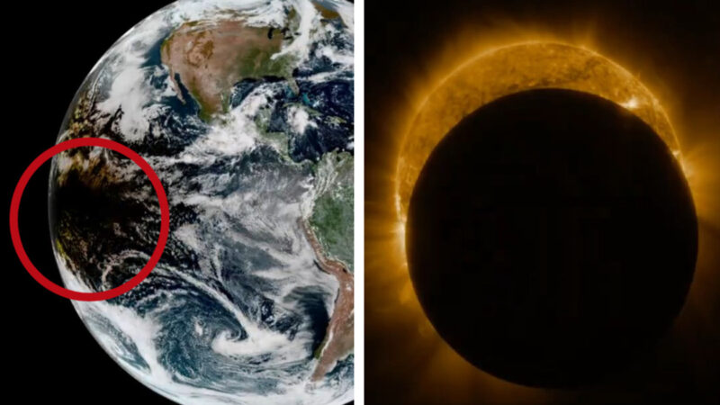Eclipse solar anular de octubre 2024: así se vio desde el espacio - UnoTV