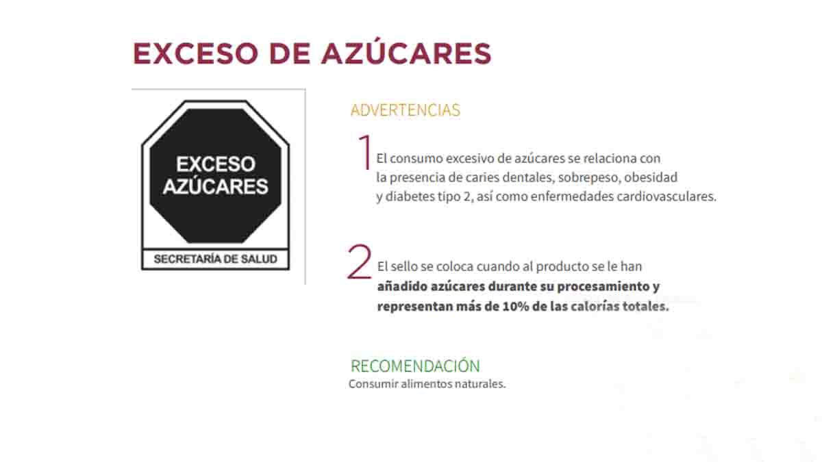 Significado de las etiquetas de alimentos: exceso de calorías, azúcares o sodio - UnoTV