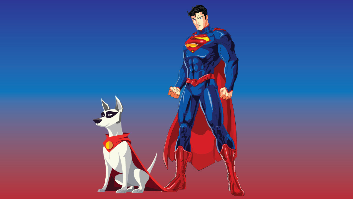 Krypto el perro de Superman que estará en la próxima película y se ...