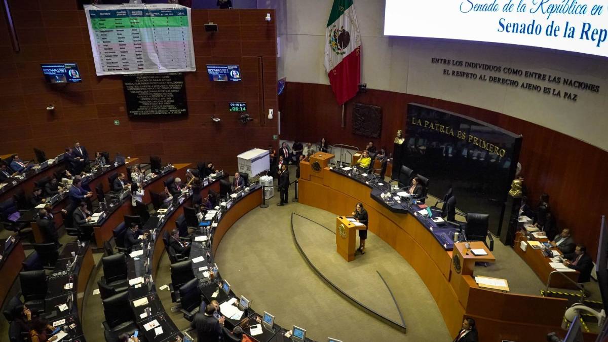Senado de la República en sesión para elegir a la titular de la CNDH- UnoTV