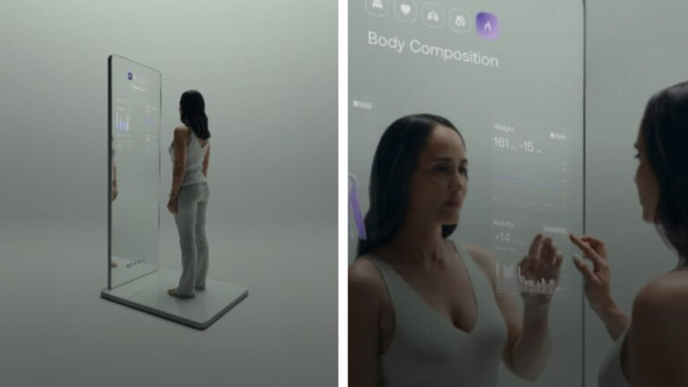 El espejo con IA que deslumbra en el CES 2025: ¿para qué sirve? - UnoTV