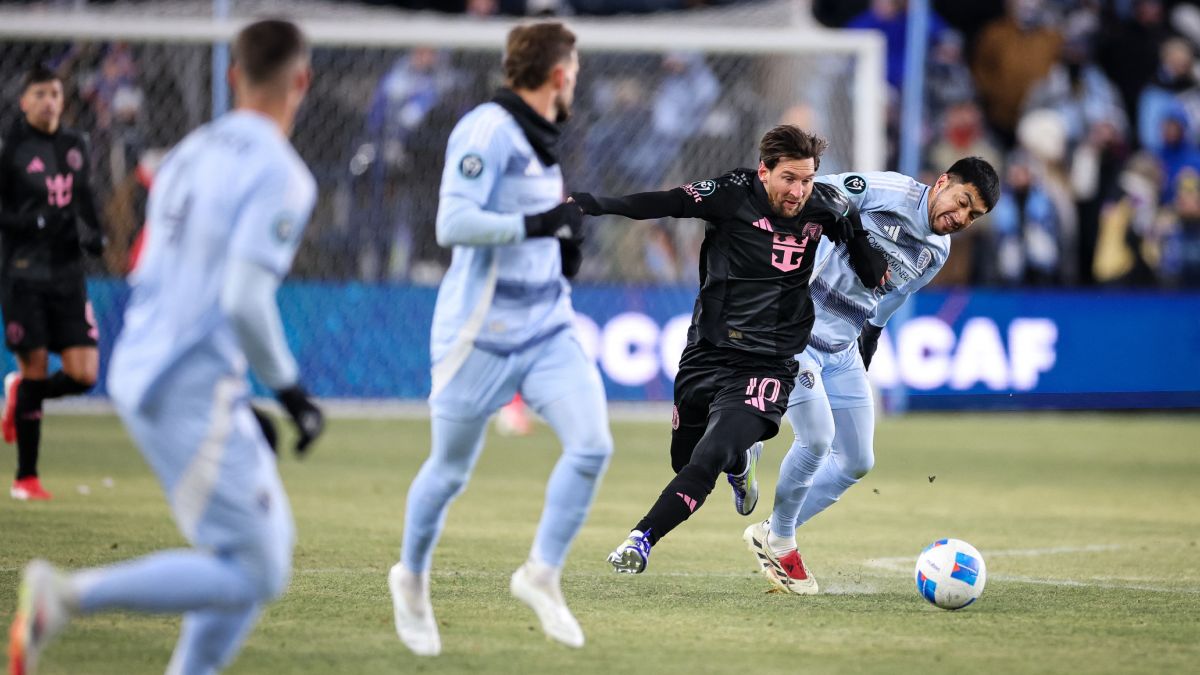 Leo Messi y el Inter Miami pegan primero ante el Sporting KC en la Concachampions - UnoTV