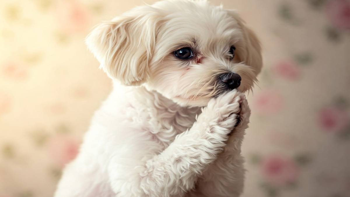 Perrito reza y luego come, porque la educación ante todo - UnoTV