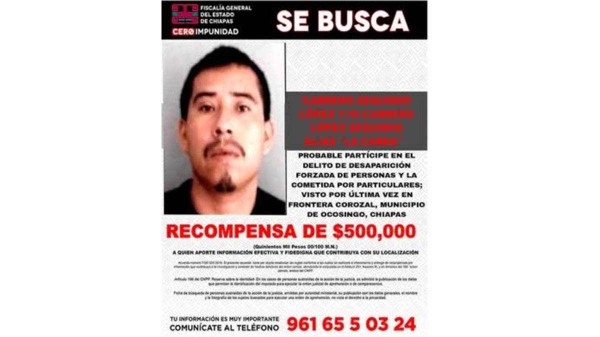 Ofrecen 500 mil pesos por el “Cabra”, presunto líder criminal en ...