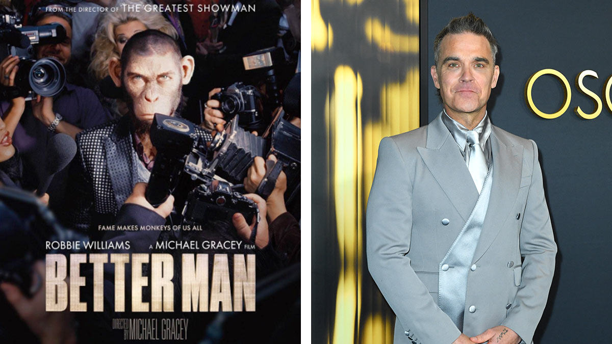 Robbie Williams muestra su vertiginosa vida en "Better Man"