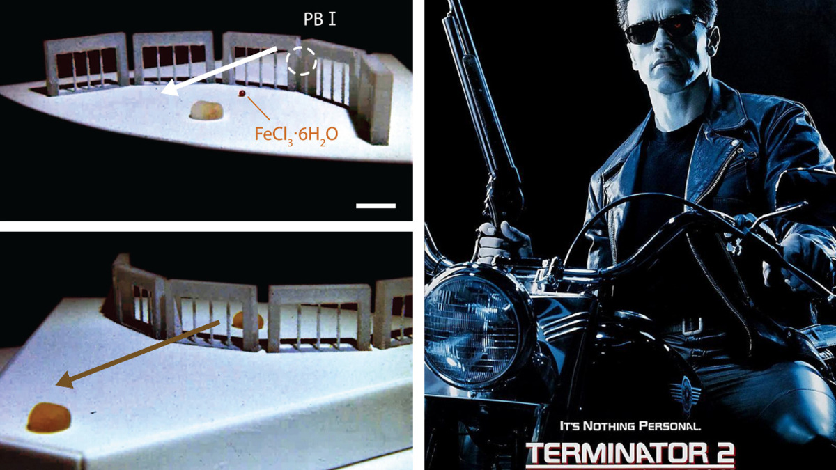 Así es el nuevo robot líquido que atraviesa barras metálicas como en ...