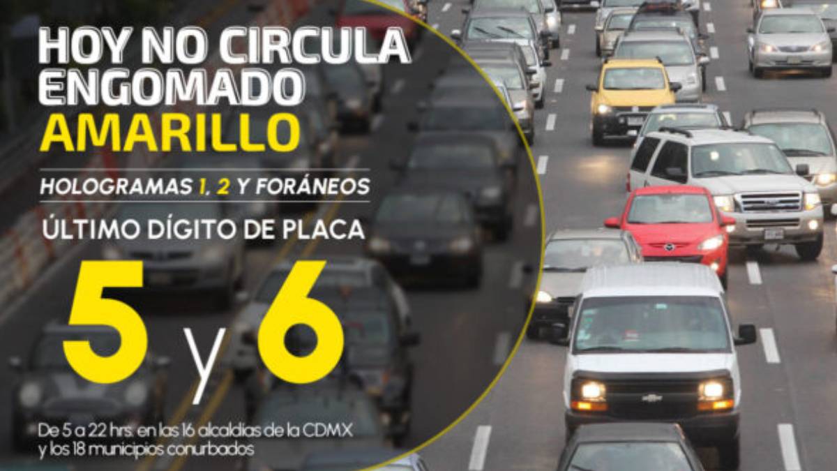 Hoy No Circula, CDMX y Edomex, lunes 16 de junio de 2025; ¿Qué autos descansan? - UnoTV