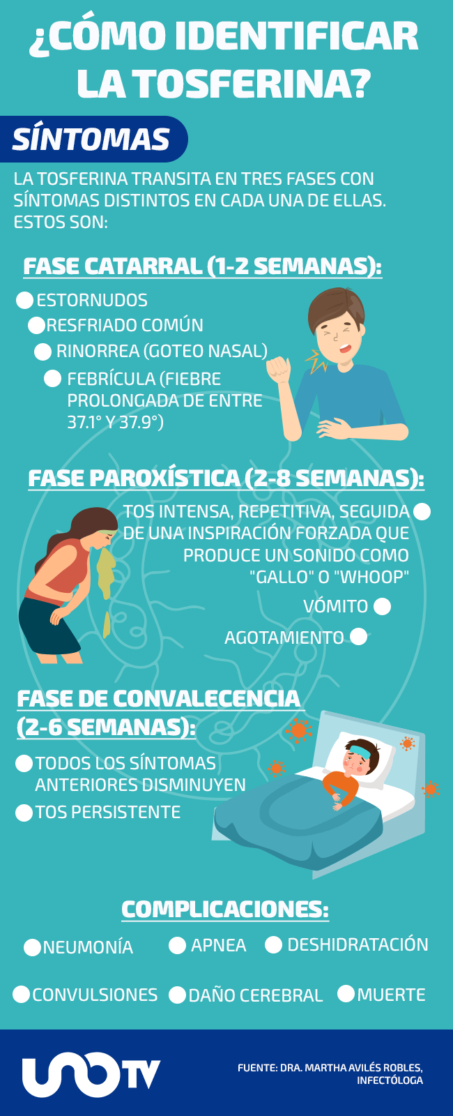 Alerta por tosferina en México: qué vacuna te debes aplicar - UnoTV