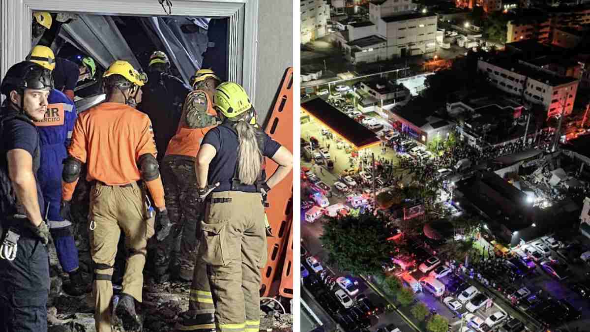 Captan el instante en que colapsa el techo de la discoteca Jet Set en ...