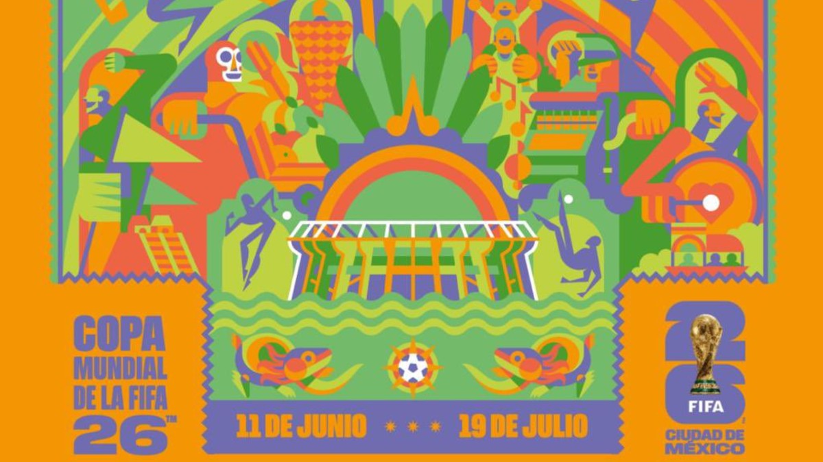 Así es el póster oficial de la CDMX para el Mundial 2026 - UnoTV
