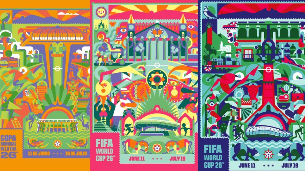 Los pósters de las tres ciudades mexicanas que serán sede del Mundial ...