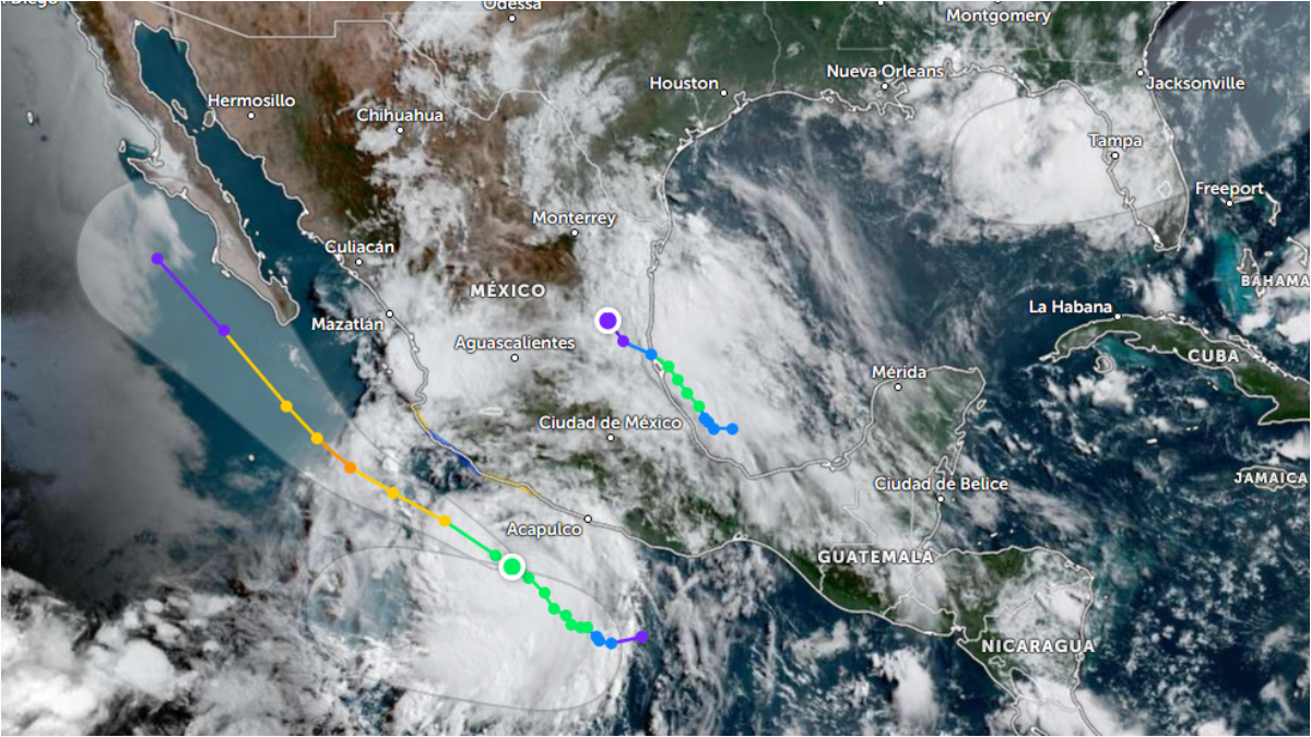 Tormenta tropical Flossie: ¿cómo seguir su trayectoria en vivo desde tu celular? - UnoTV