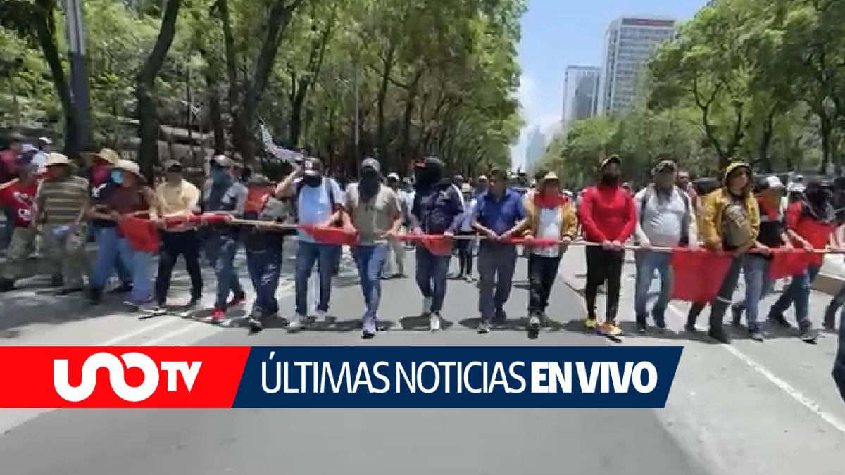 CNTE marcha este viernes en CDMX: ve rutas alternas y últimas noticias, en vivo - UnoTV